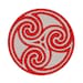Celtic Triskelion Patch - Etsy