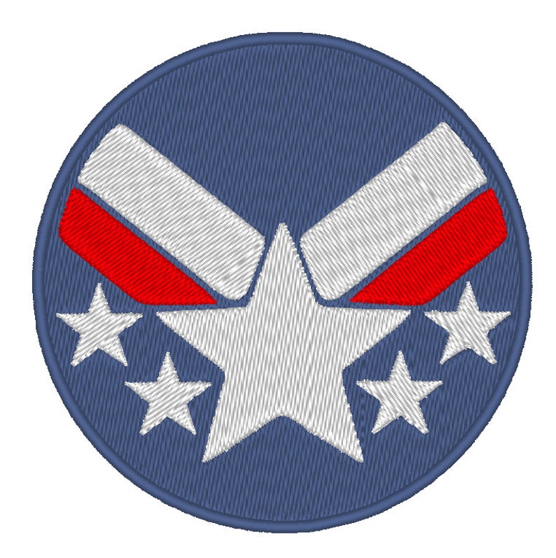 Captain Marvel - Embroidered Patch - Etsy