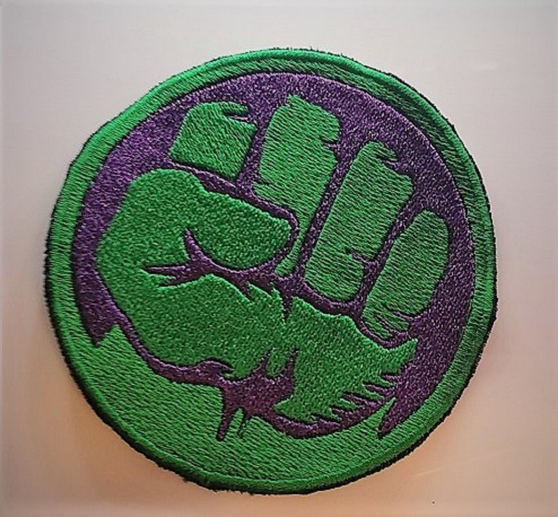 The Incredible Hulk - Embroidered Patch - Etsy