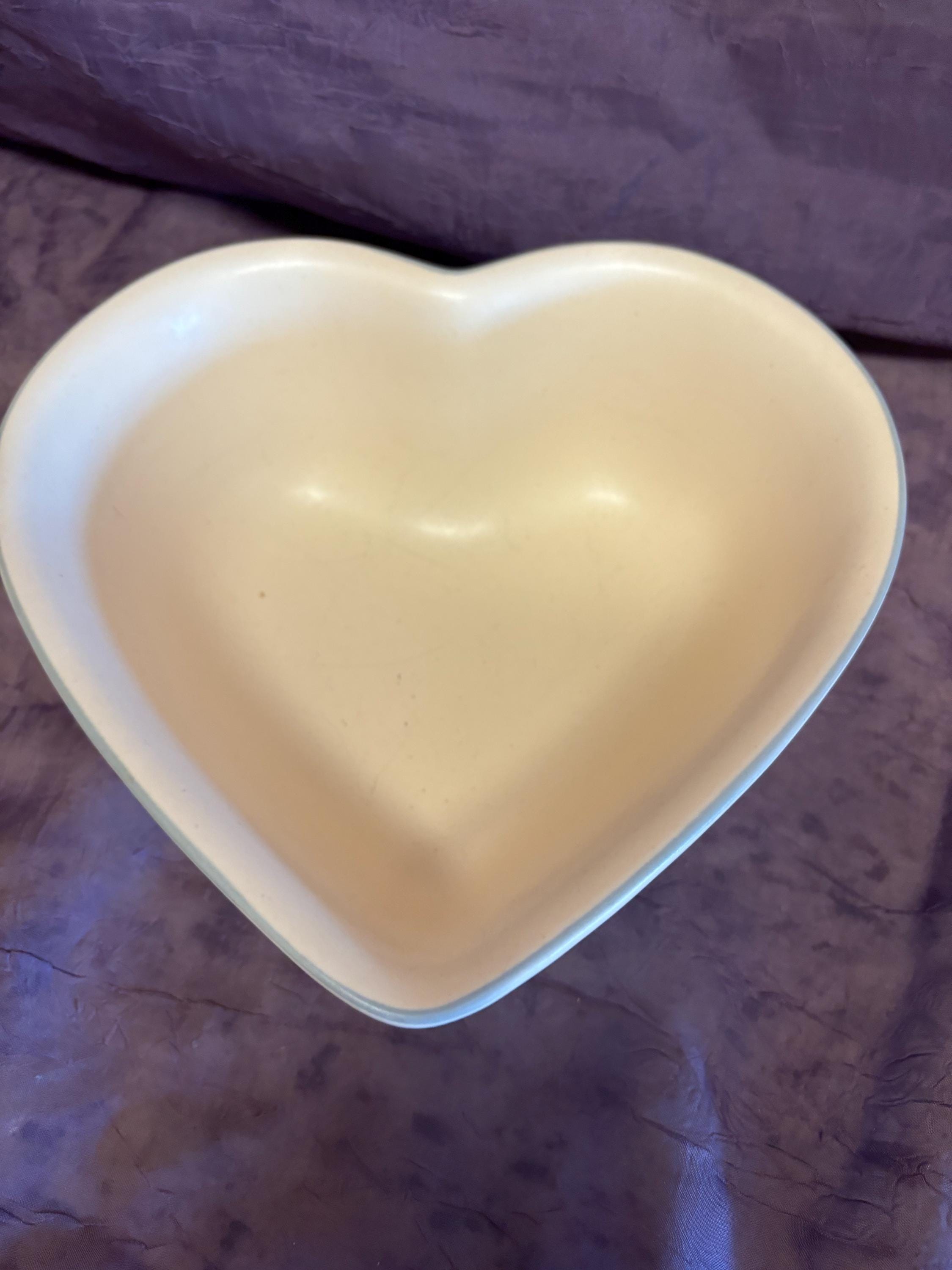 Pfaltzgraff Heart Shape Tea Rose Pattern Stoneware Bowl - Etsy