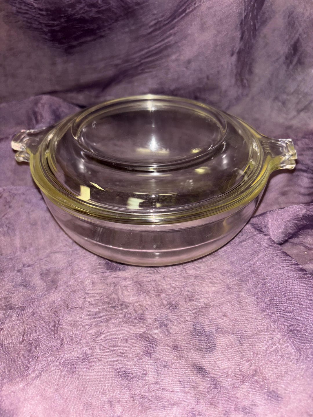 1930’s Vintage Pyrex #019 Clear 20 Oz Baking Casserole Dish With Lid ...