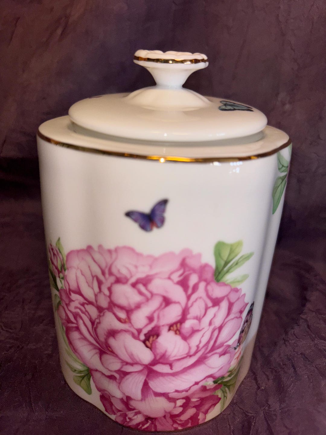 Royal Albert Miranda Kerr Friendship Tea Caddy, Vintage Tea Caddy ...