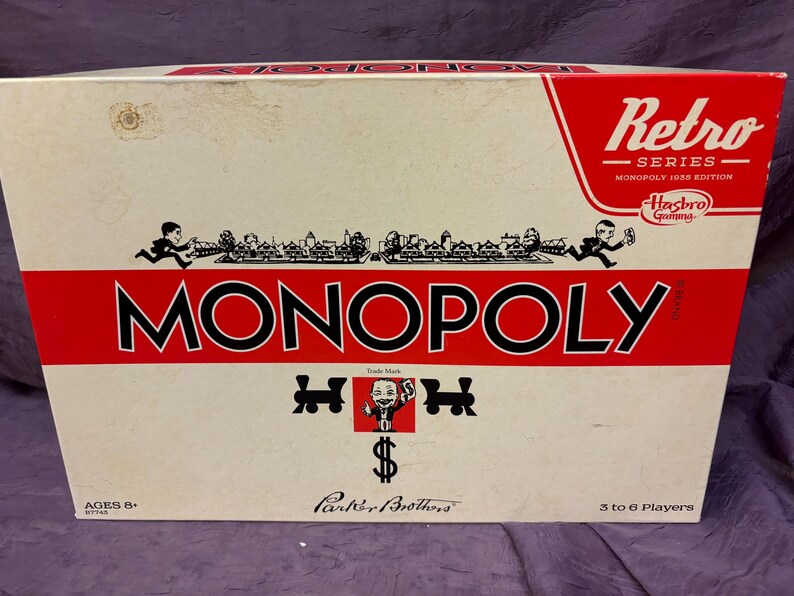 Retro Monopoly Monopoly Game Edition original Version - Etsy