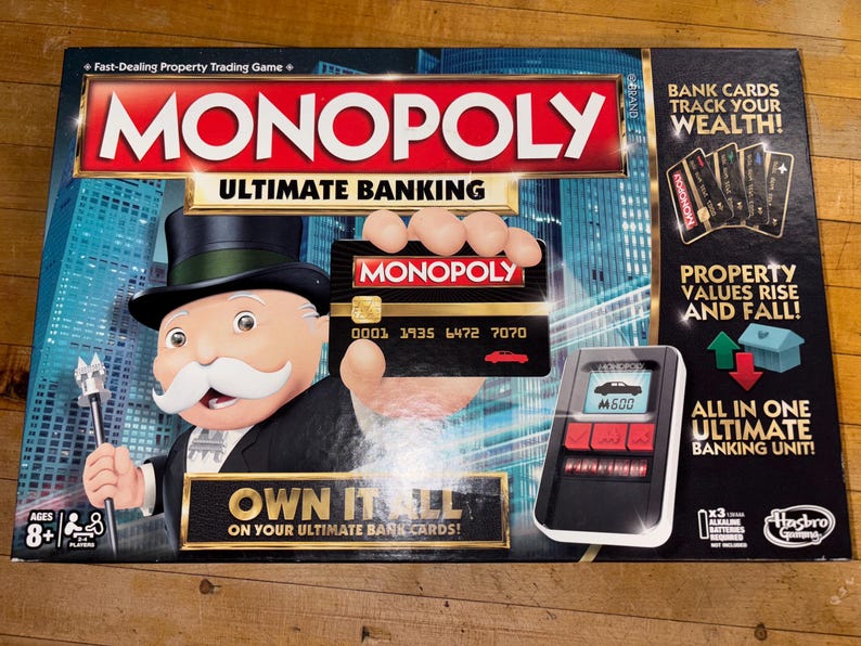 Hasbro Monopoly Ultimate Banking Board Game - Etsy