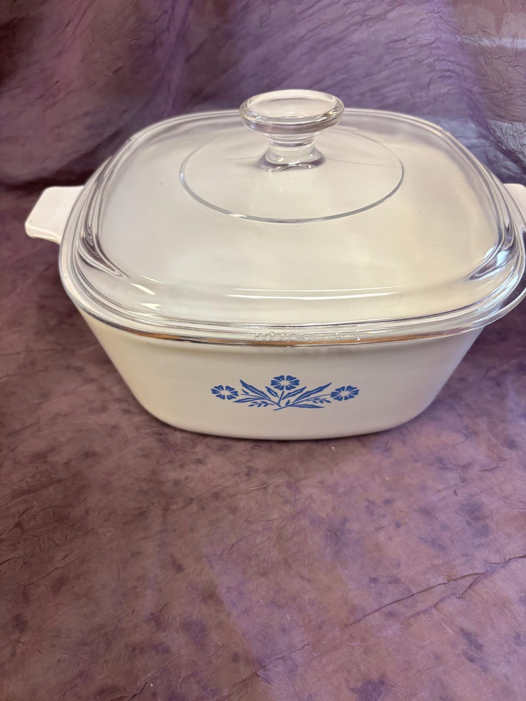 VERY RARE Vintage Corning Ware Blue Cornflower 2 1/2 QT P 2 1/2-B 1966 ...