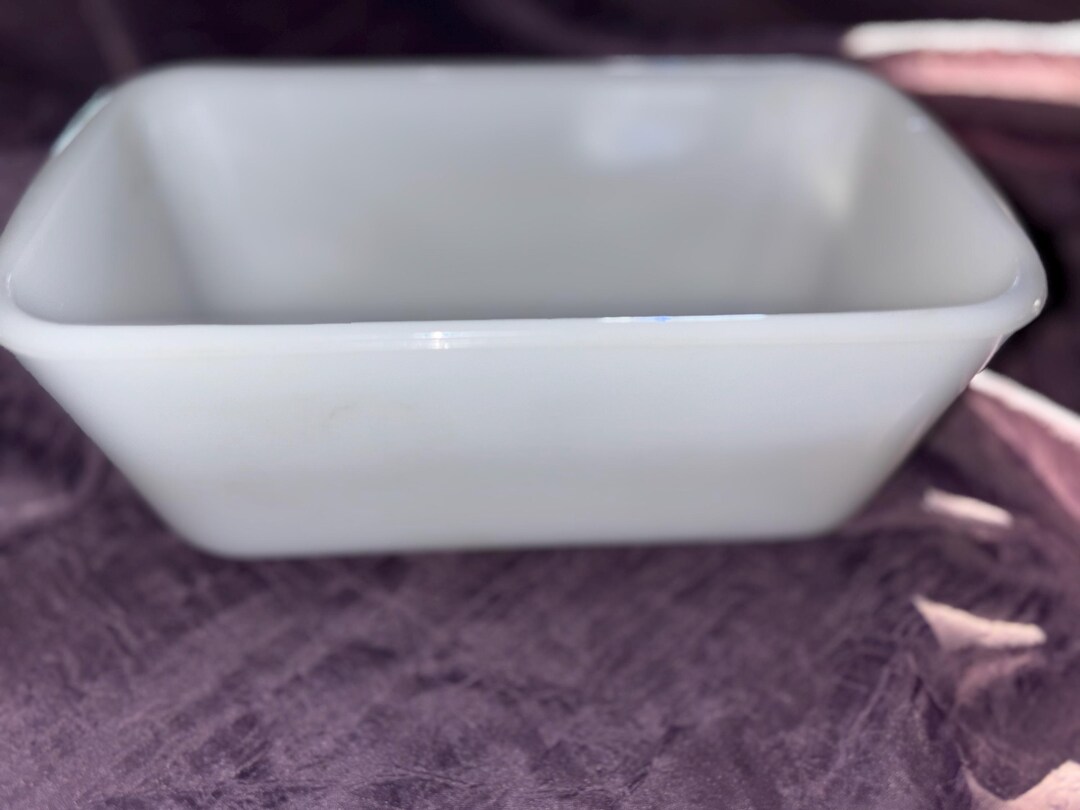 Vintage 215-B Milk Glass White Pyrex Loaf Pan 9x5x3 - Etsy