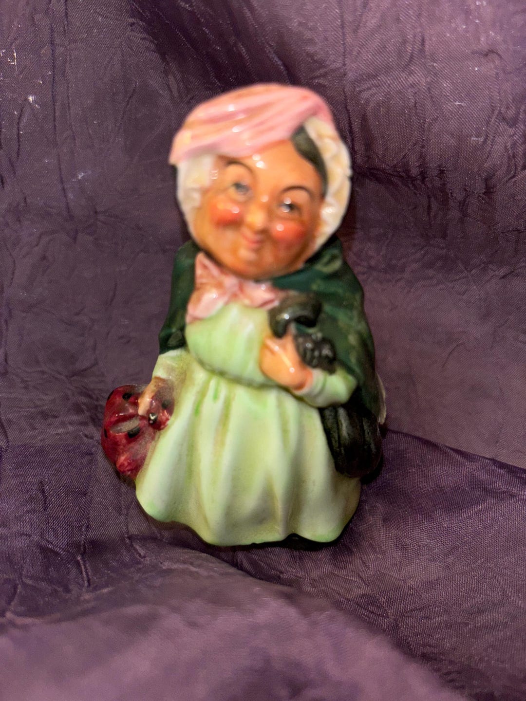 Royal Doulton Sairey Gamp Figurine 4 1/8 Dickens Series Made in England ...