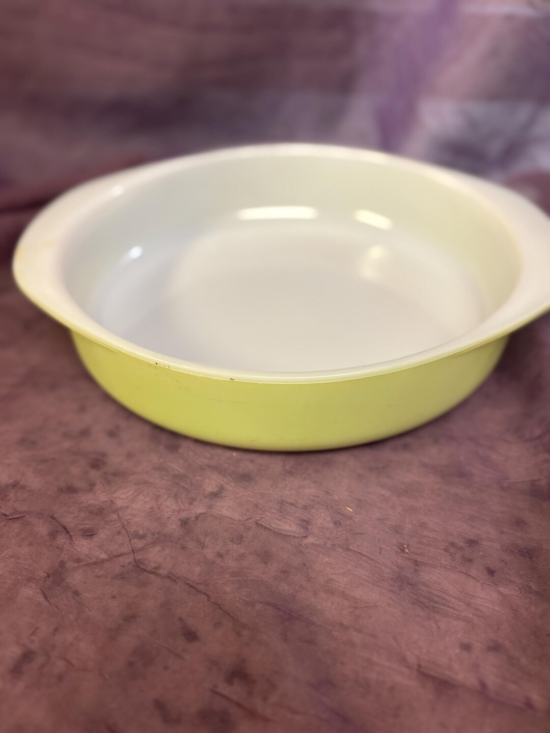 RARE Vintage Pyrex Lime Green Cake Pan 221 8 Inches - Etsy
