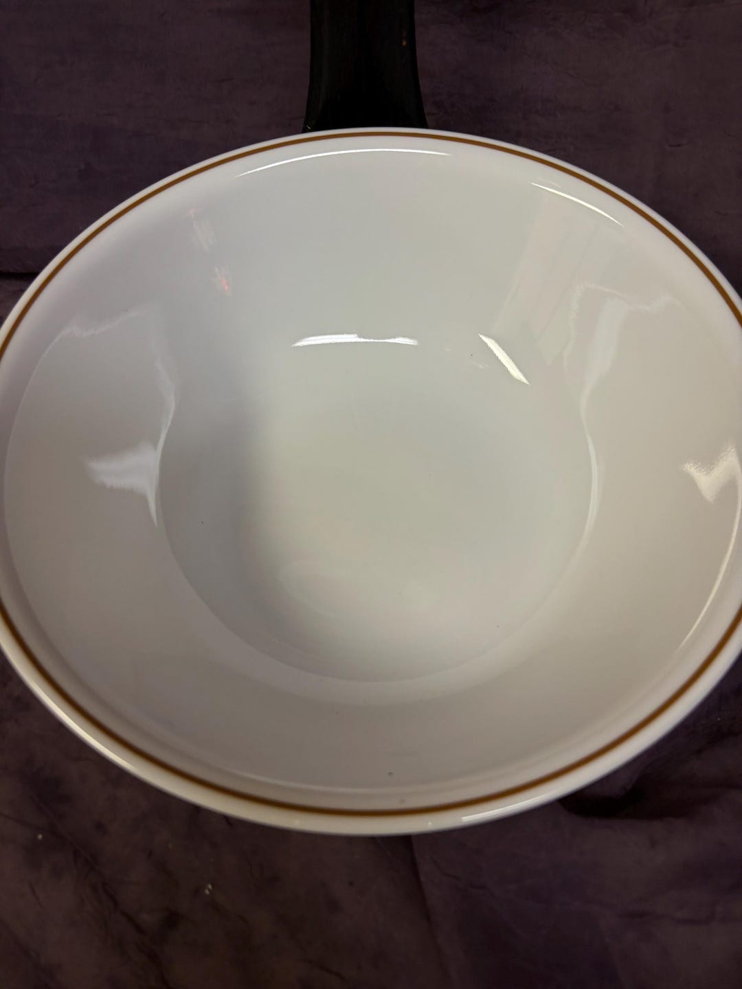 Corning Corelle Large Serving Bowl 10.25 2 Quart White/brown Stripe - Etsy