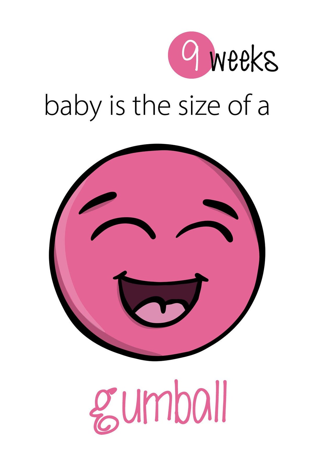 Junk Food Weekly Baby Bump Pregnancy Prints, Pregnancy Week by Week - Etsy