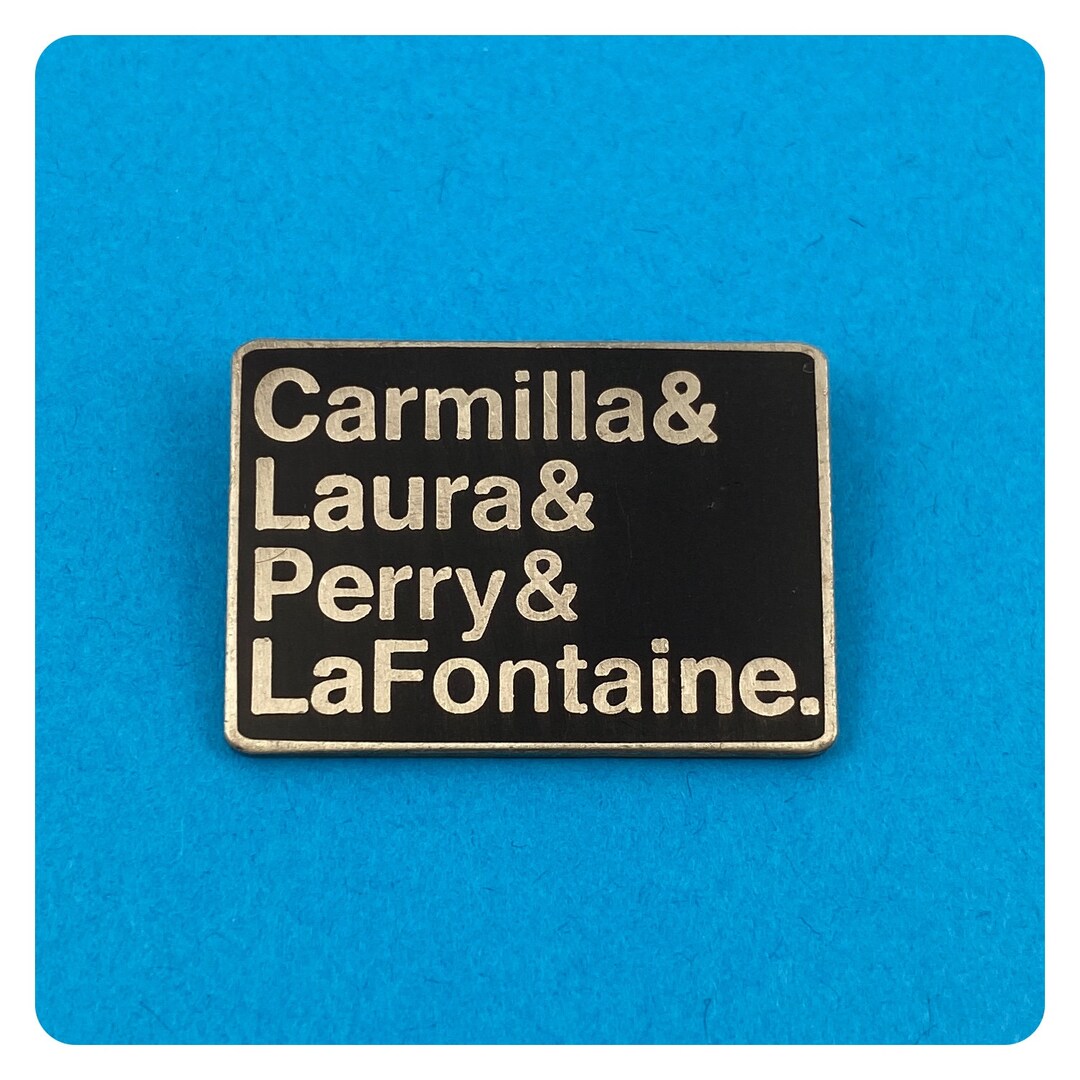 Carmilla Names Enamel Pin - Etsy