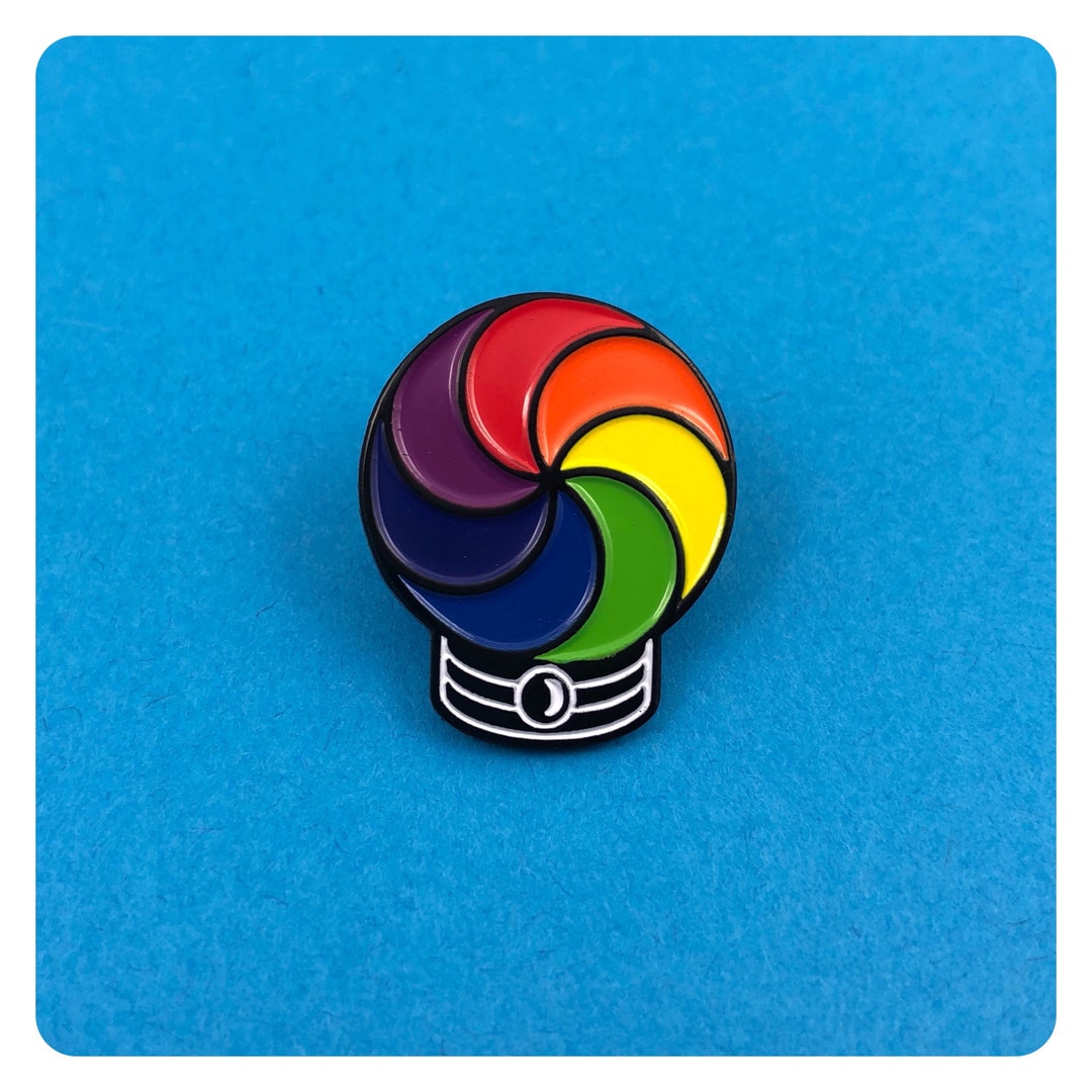 Pride Crystal Ball -LGBTQ - Enamel Pin - Etsy