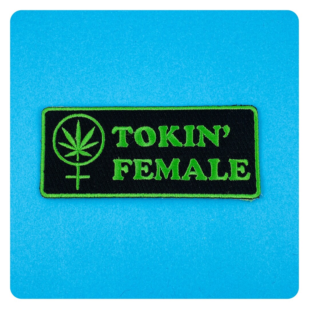 Tokin' Female Iron on Patch - Etsy