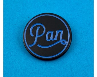 Pan Pride Feather Enamel Pin LGBT Pansexual - Etsy