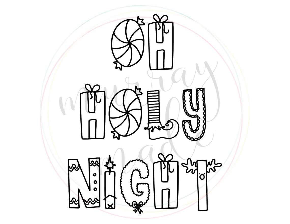 Oh Holy Night Download - Etsy