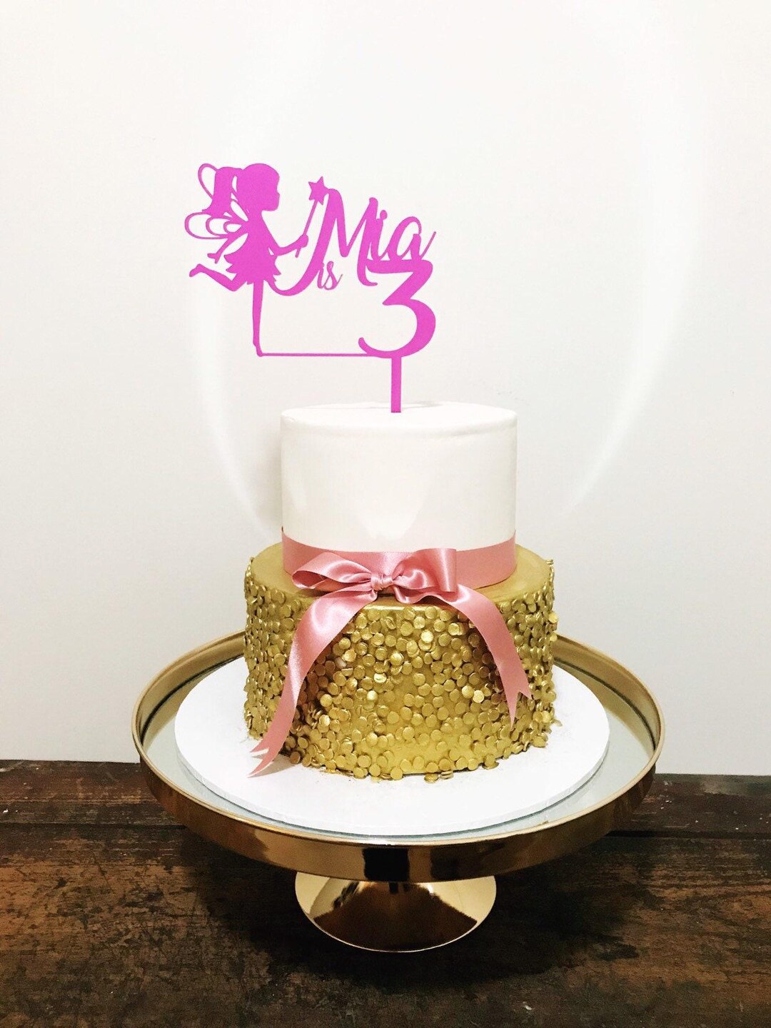 Fairy Cake Topper- Fairy Topper/fairy Garden Topper/fairy Princess ...