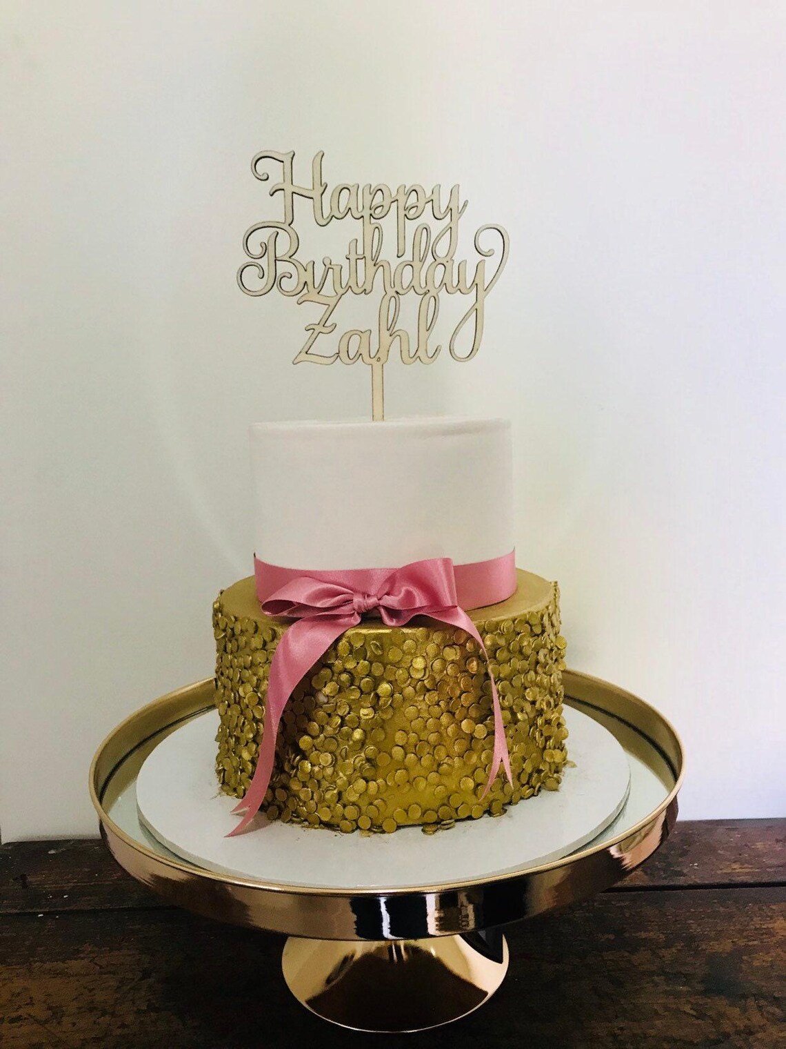 Happy Birthday Cake Topper- Birthday Cake Topper/glitter Cake Topper ...