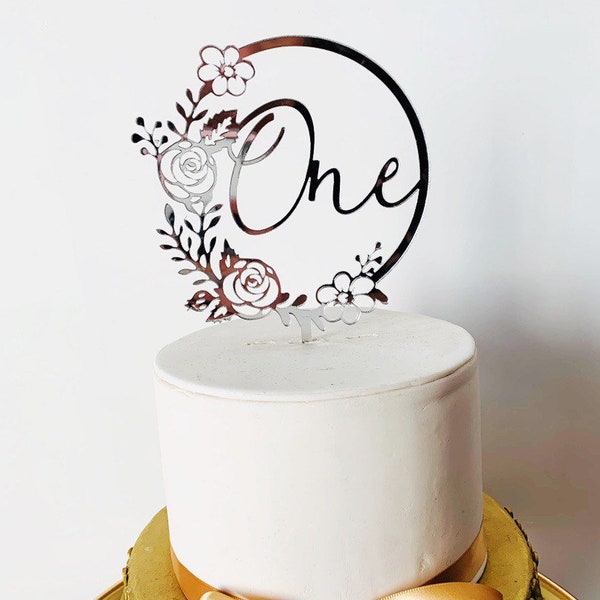 Circle Cake Topper - Etsy
