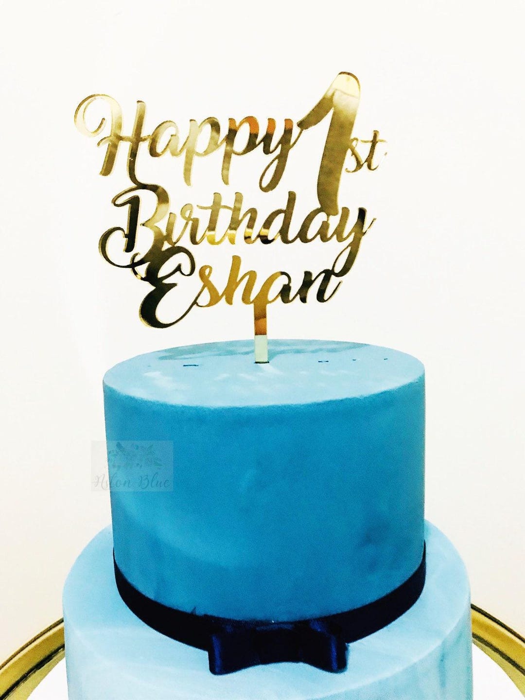 Personalised One Cake Topper- First Birthday/1st Birthday Cake Topper ...