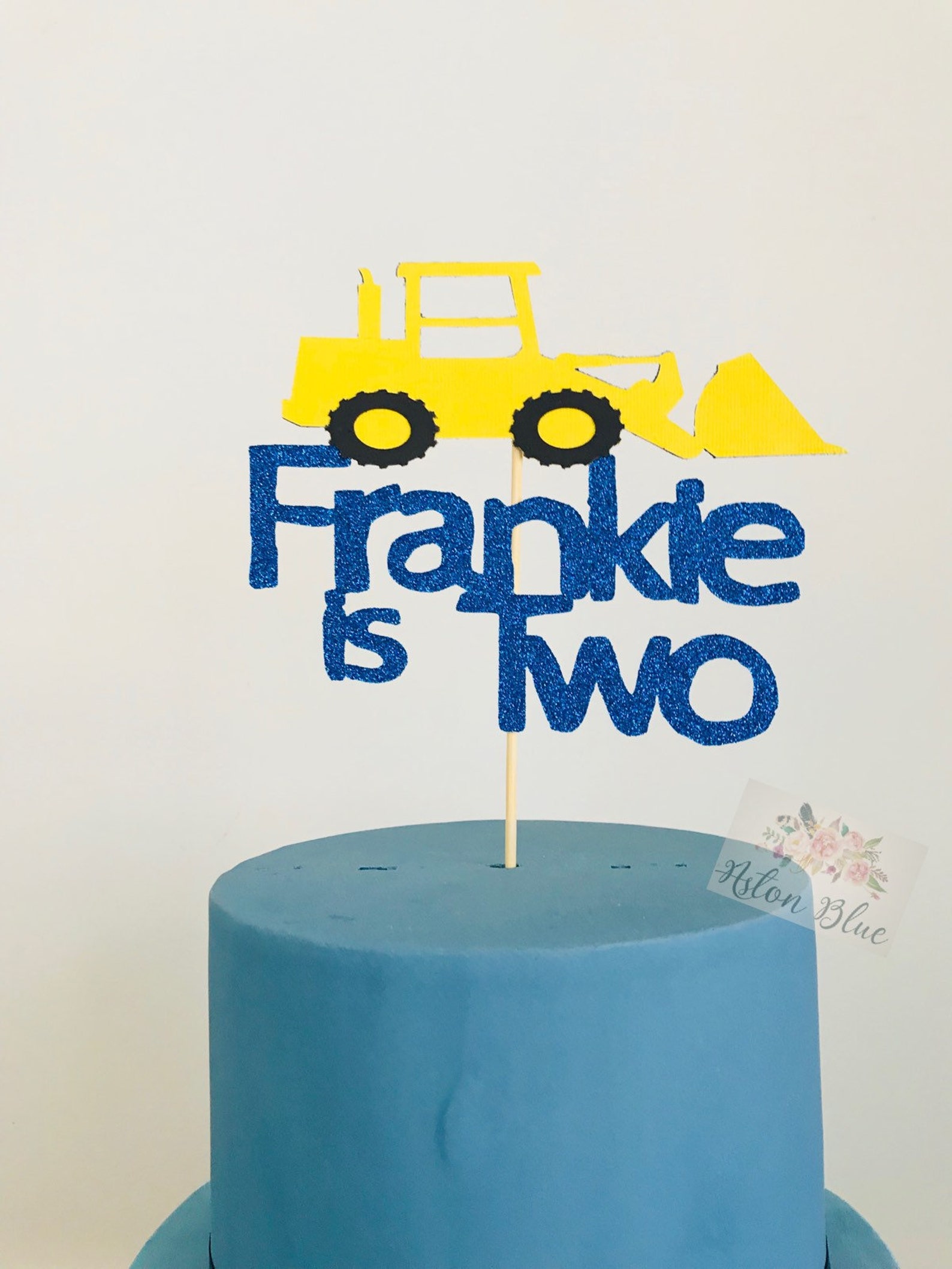 Bulldozer Acrylic Cake Topper/construction Party/construction - Etsy