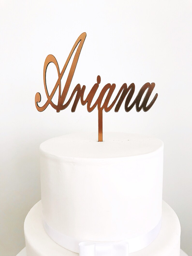 Personalised Acrylic Cake Topper/name Cake Topper/personalised - Etsy ...