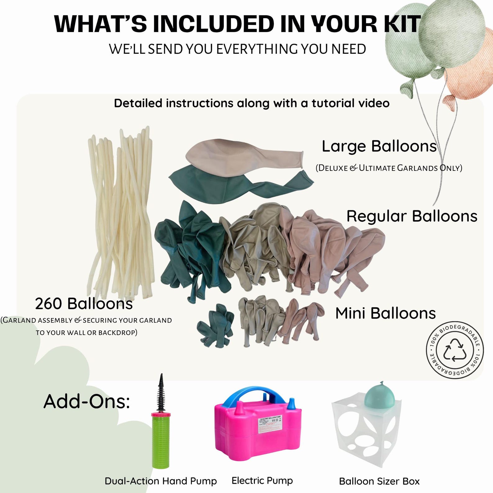 Christmas DIY Balloon Garland Kit/latex Balloons/baby Shower/wedding ...