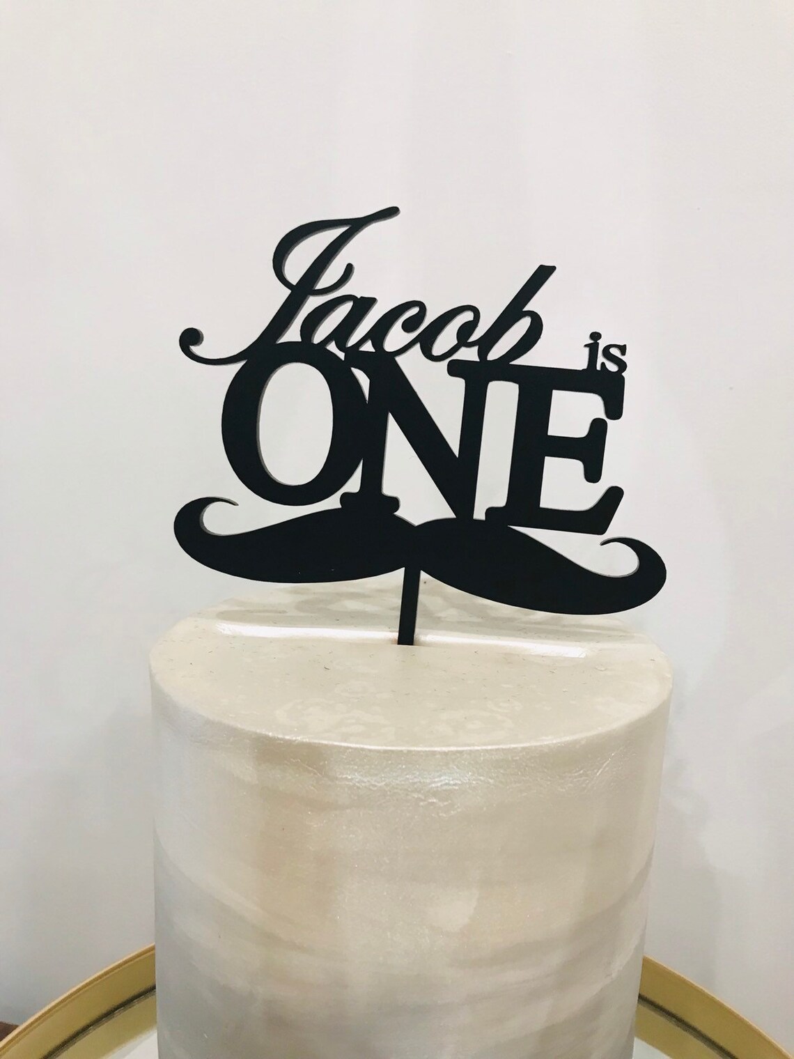 Little Man Moustache Acrylic Cake Topper Mustache/little - Etsy