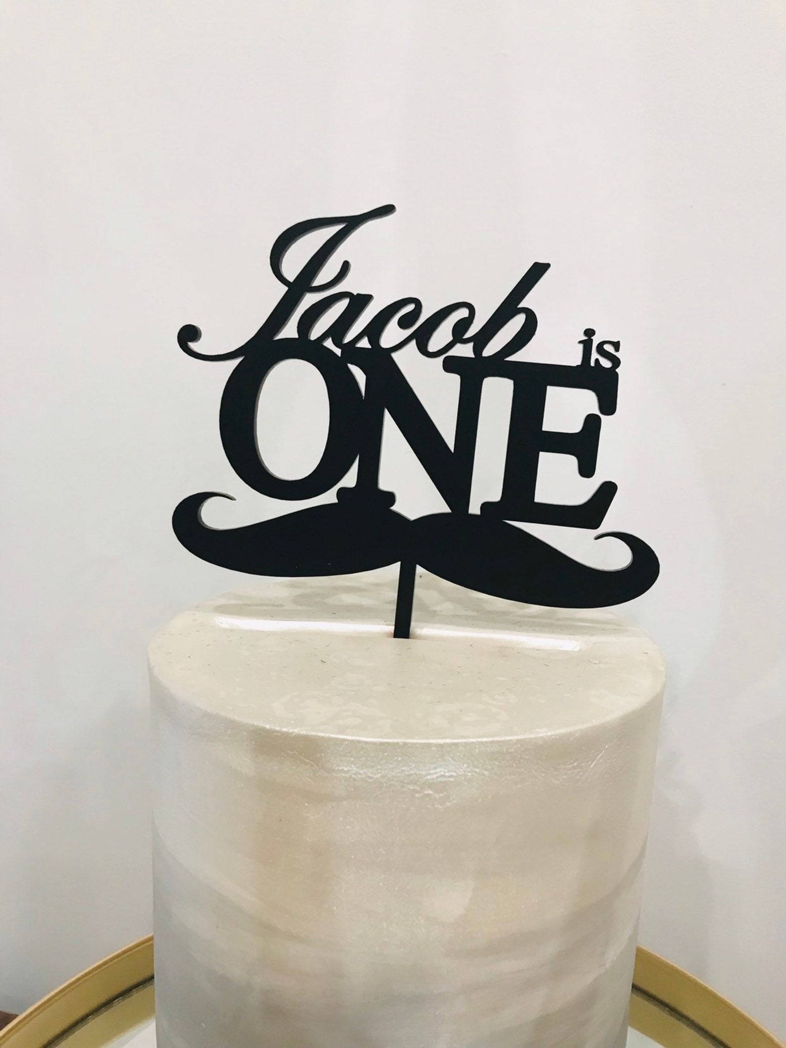 Little Man Moustache Acrylic Cake Topper Mustache/little - Etsy