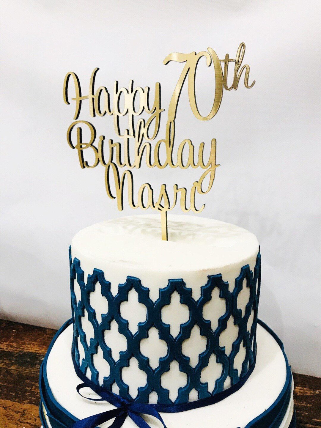 Custom Seventy Cake Topper- 70th Cake Topper/seventy Topper/70th ...