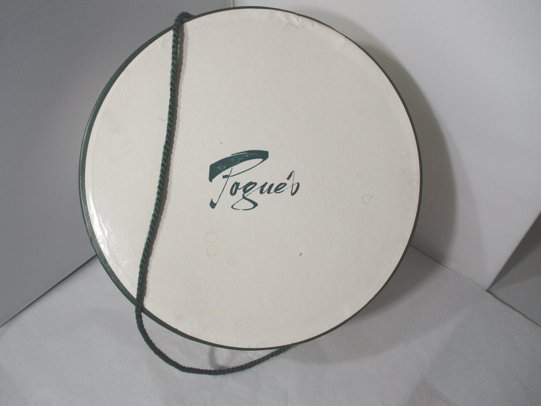 Vintage Pogue's Department Store Cincinnati Ohio Cardboard Hatbox Hat ...