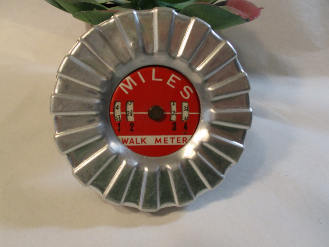 Vintage Miles Walk Meter Walk A Matic Manual Pedometer Clip-on - Etsy
