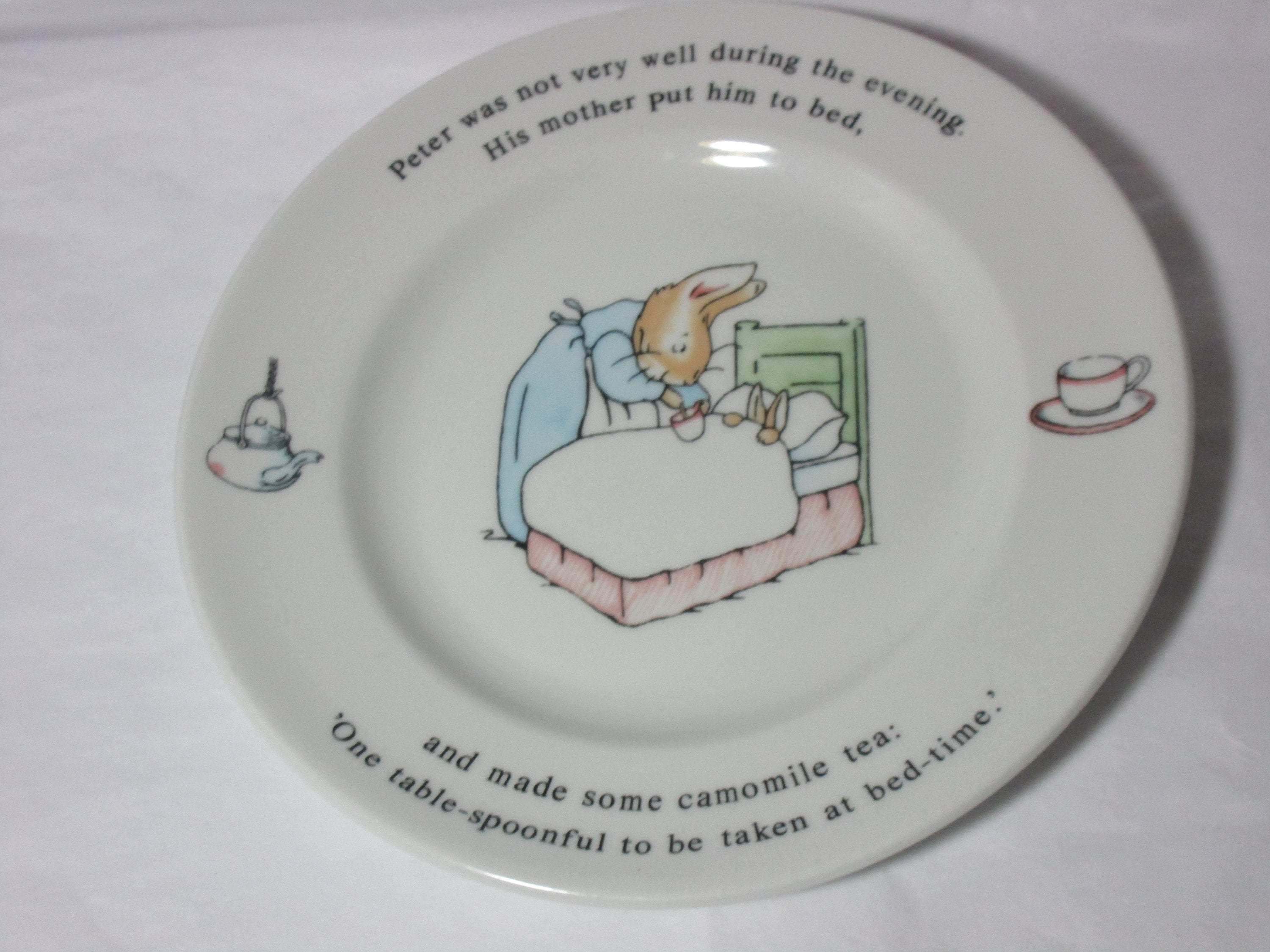 Wedgwood Beatrix Potter Peter Rabbit Childs Dinner Plate - Etsy