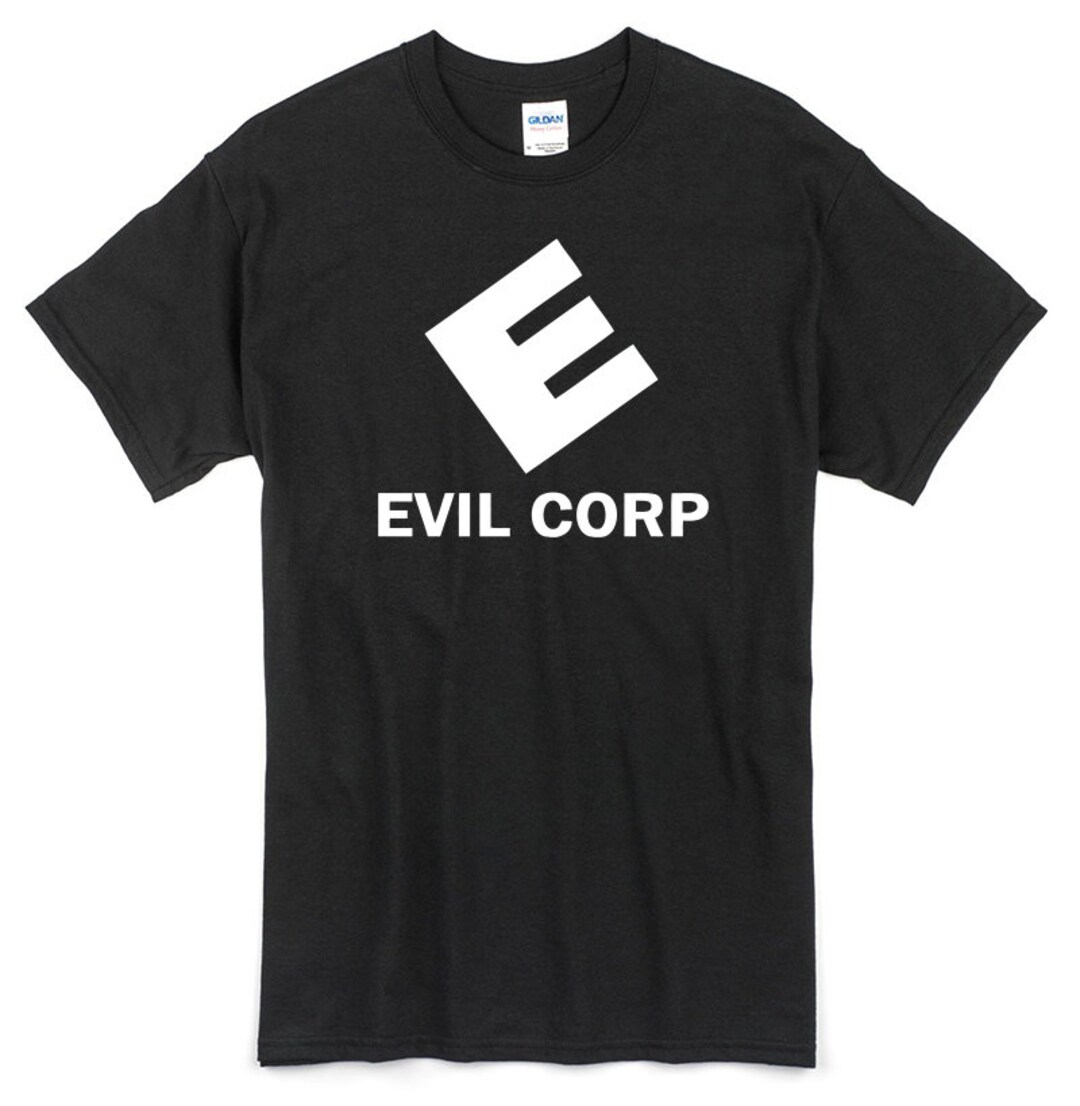 Evil Corp T-shirt Black 100% Cotton Mr Robot E Corp - Etsy Australia