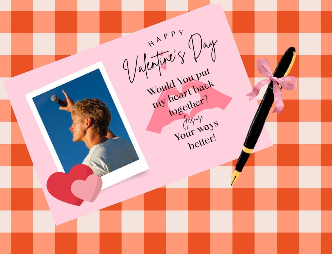 Digital Valentine Card- Forrest Frank - Etsy