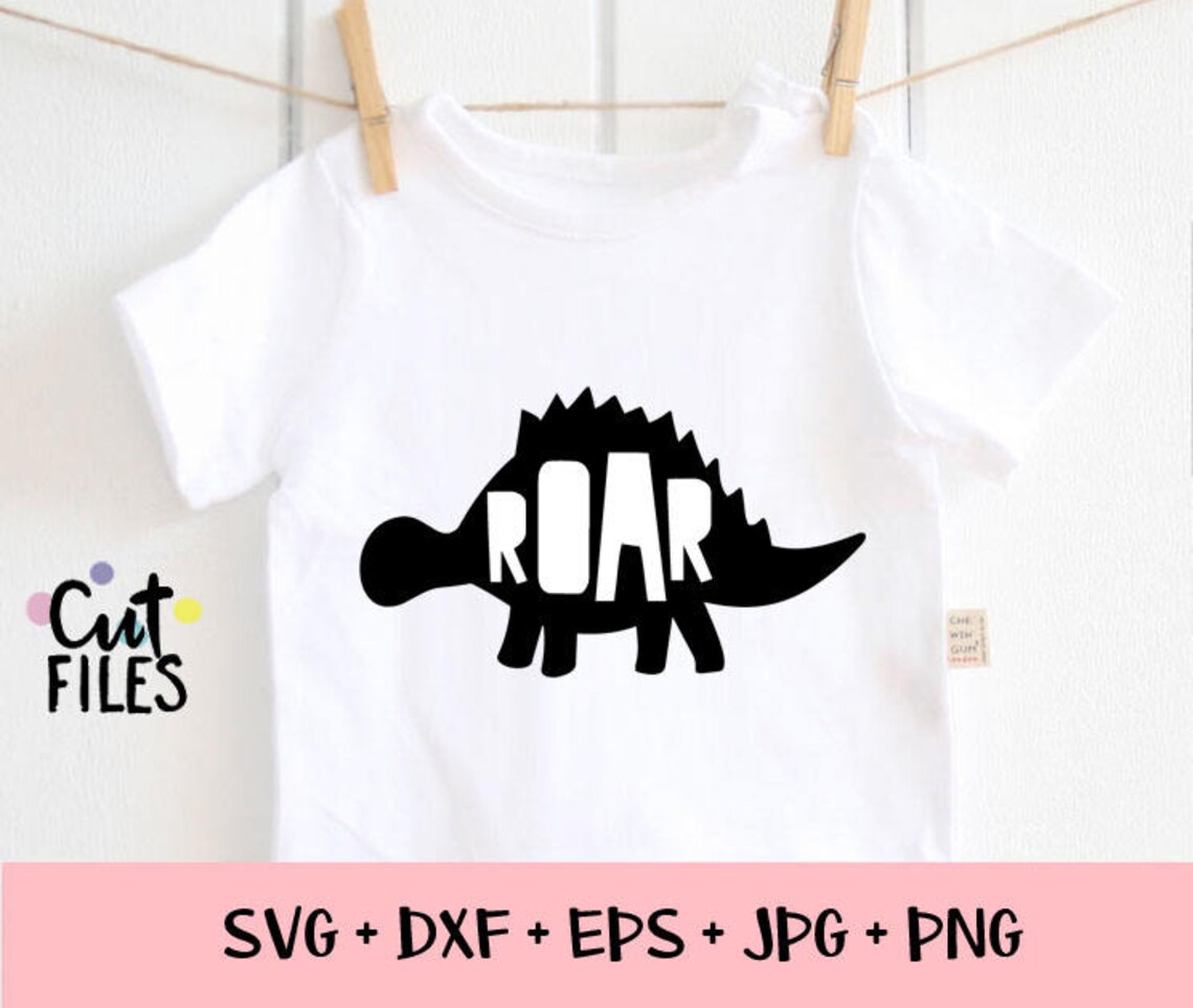 Dinosaur SVG Dino roar svgcutting file vinyl file svg | Etsy