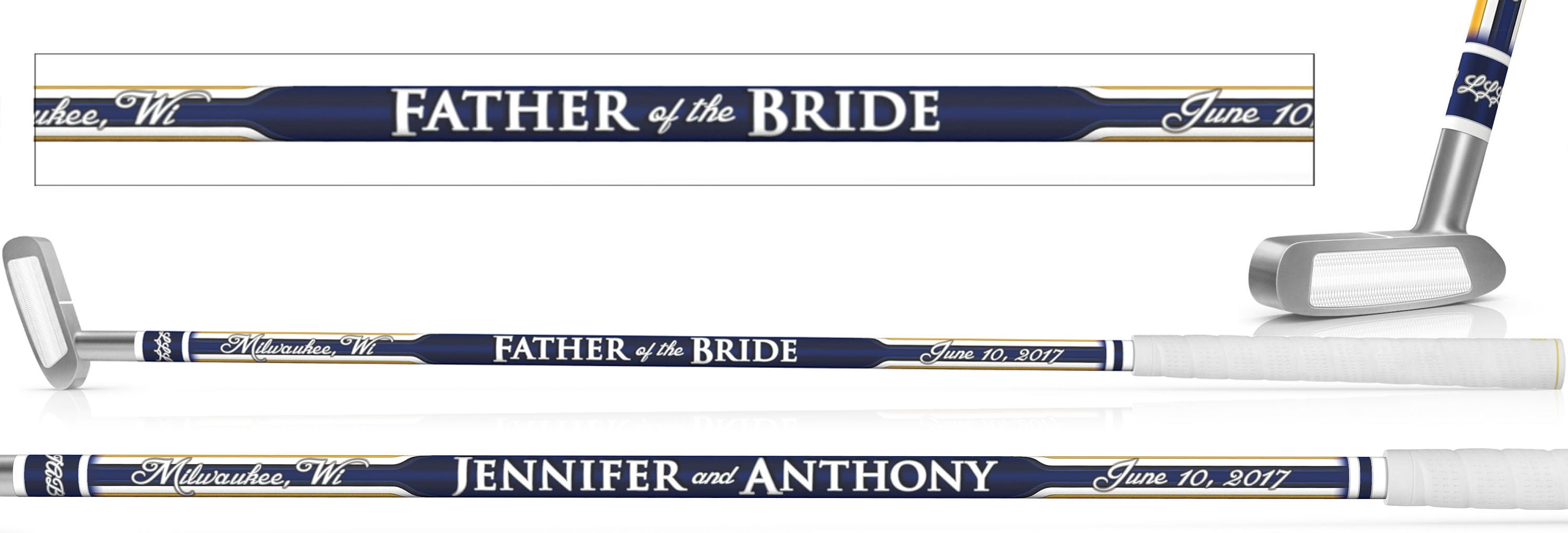 Wedding Day Gift Golf Putter - Etsy