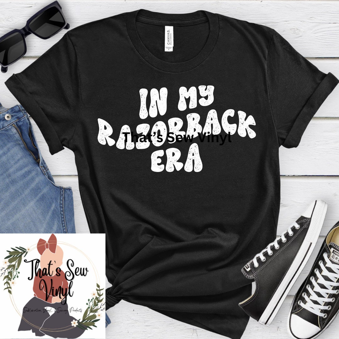 In My Razorback Era PNG in White - Etsy