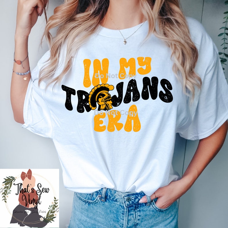 In My Trojans Era PNG With Mascot - Etsy