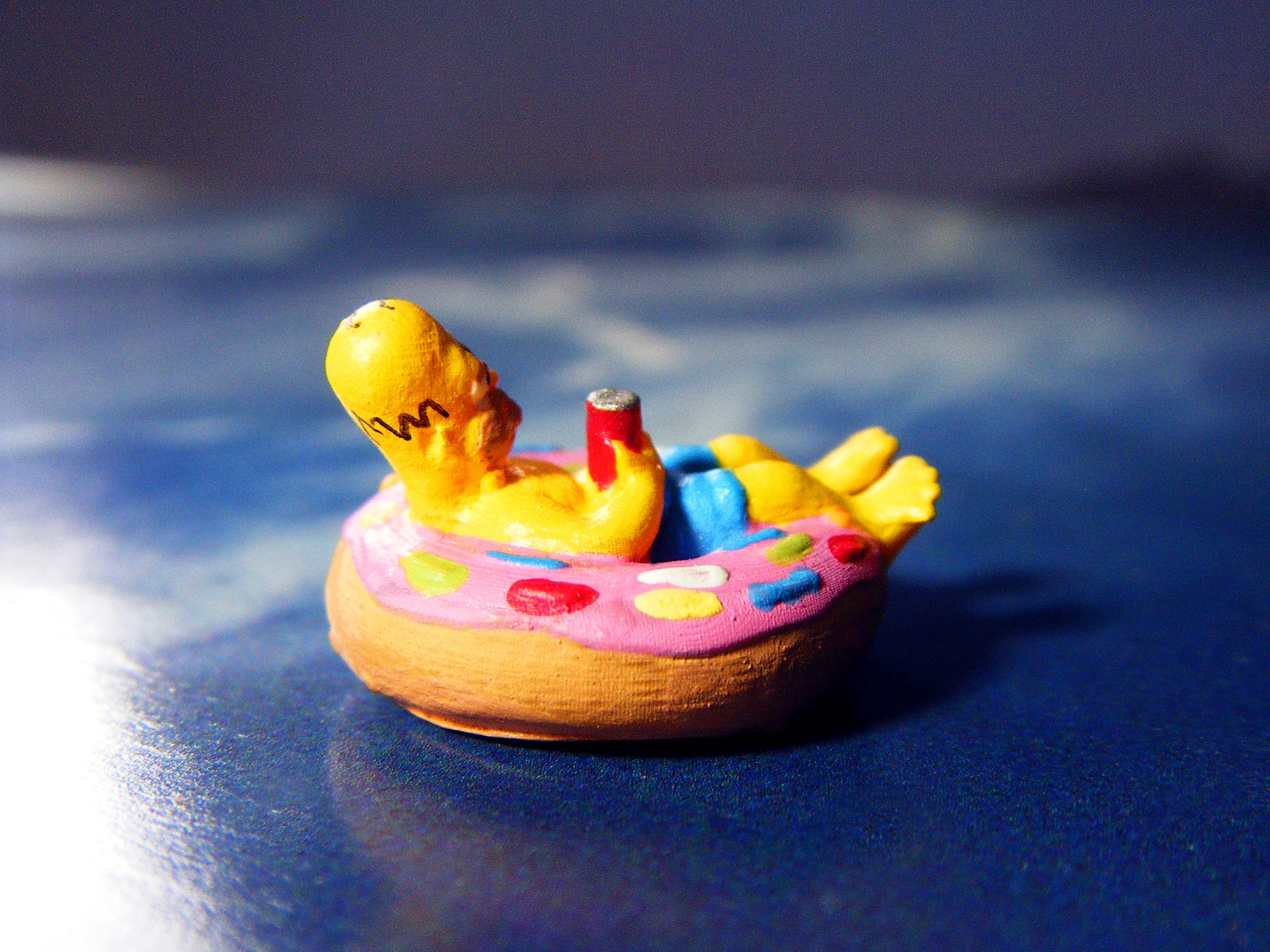 Miniature Homer Simpson! HO Scale Mini Model for Terrariums, Model ...