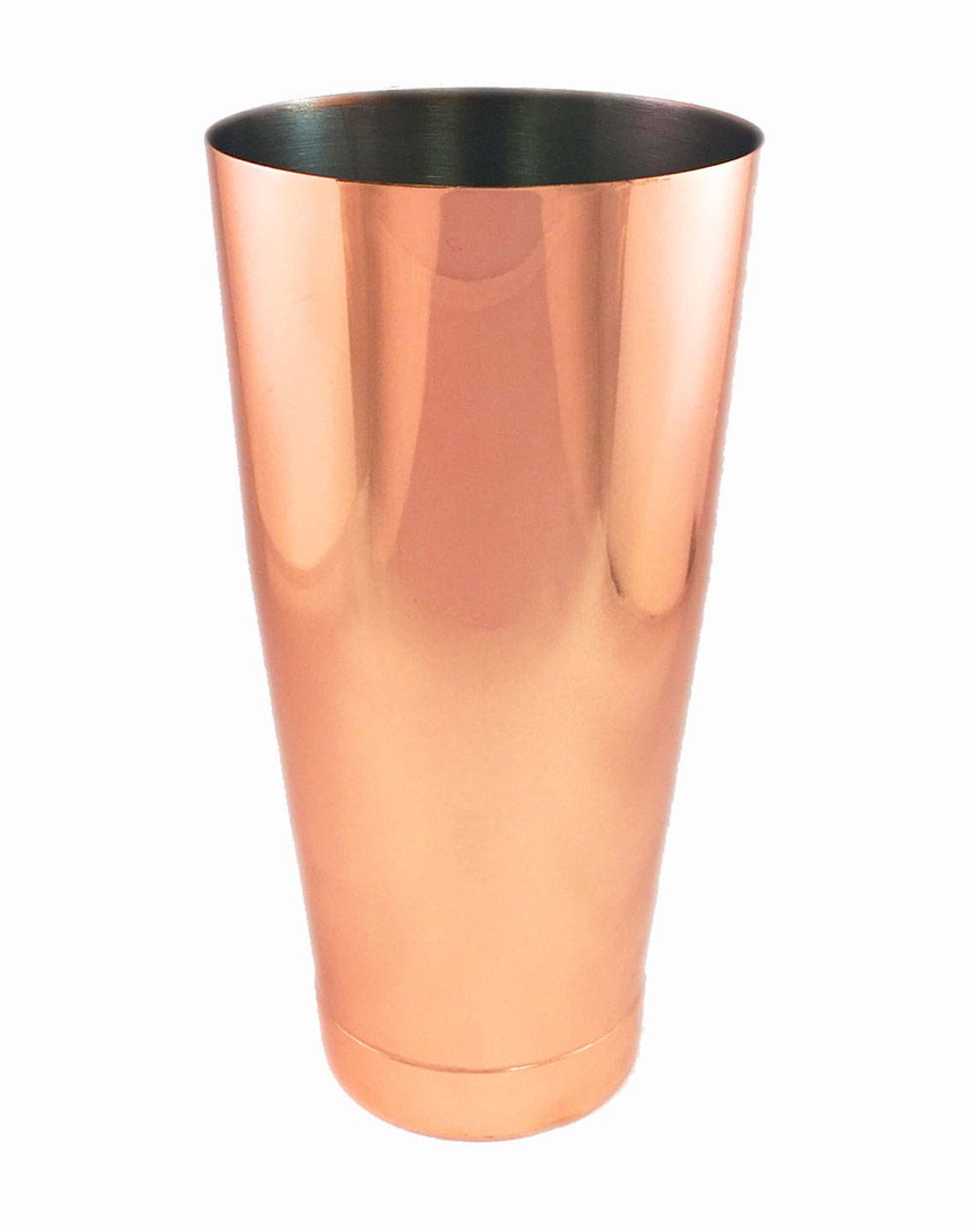 7 Piece Copper Cocktail Set Tin Glass 2 Strainers Spoon | Etsy