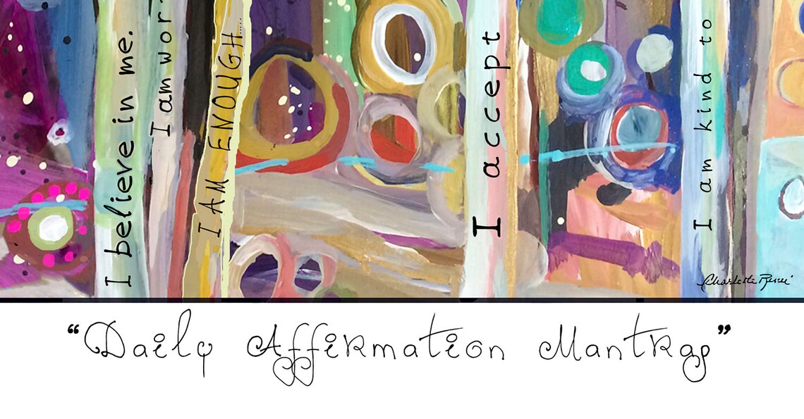 Teenage Room Wall Decor Positive Affirmation Trees Teenage - Etsy