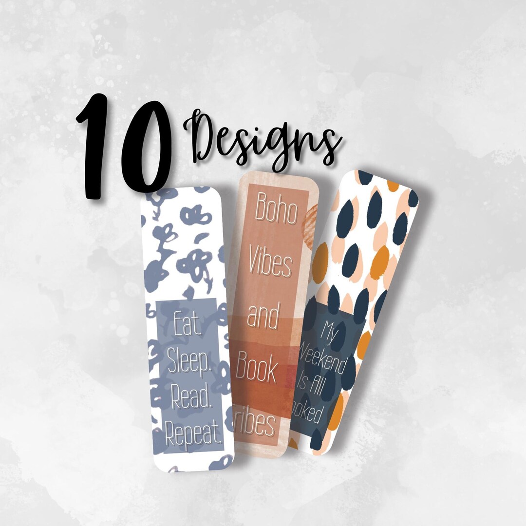 Printable Bookmark, Inspirational Quote, Gift for Readers, Boho, Gift ...