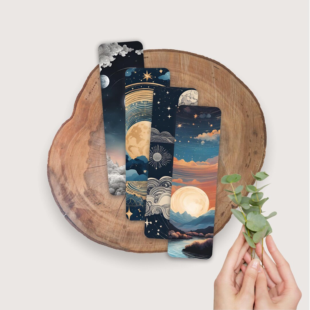 Celestial Bookmark | Printable | Bundle | Set of 15 | Night Sky | Cozy ...