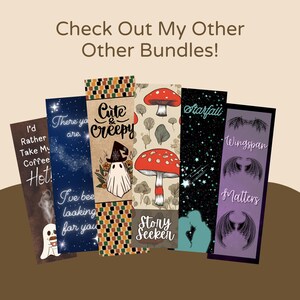 Halloween Ghost Printable Bookmarks, Cozy Coffee, Print at Home Reader ...