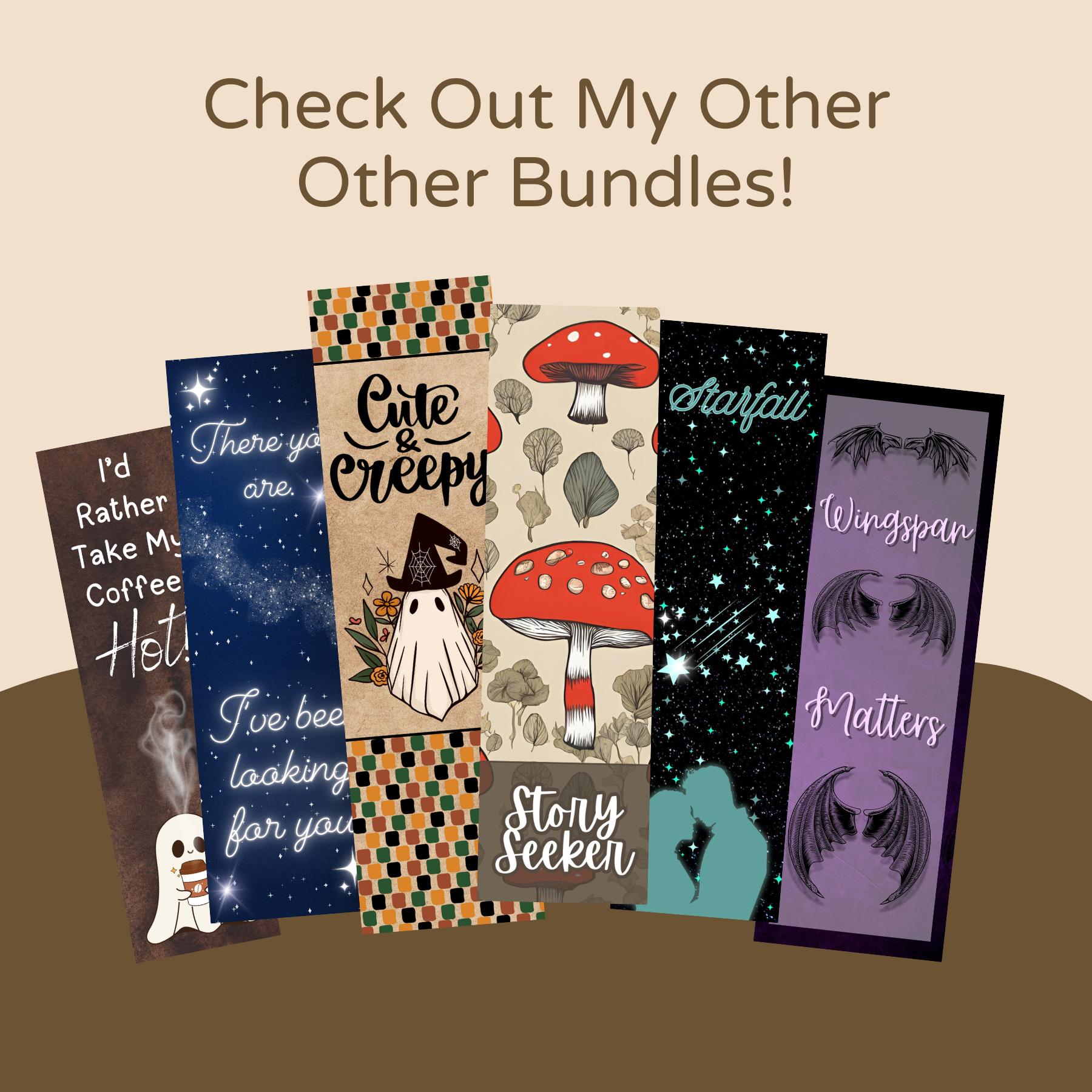 Halloween Ghost Printable Bookmarks, Cozy Coffee, Print at Home Reader ...