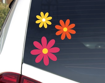 Daisy Car Window Decal Flower Car Window Decal Flowers - Etsy