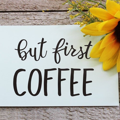 But First Coffee Keurig Decal Sticker - Etsy