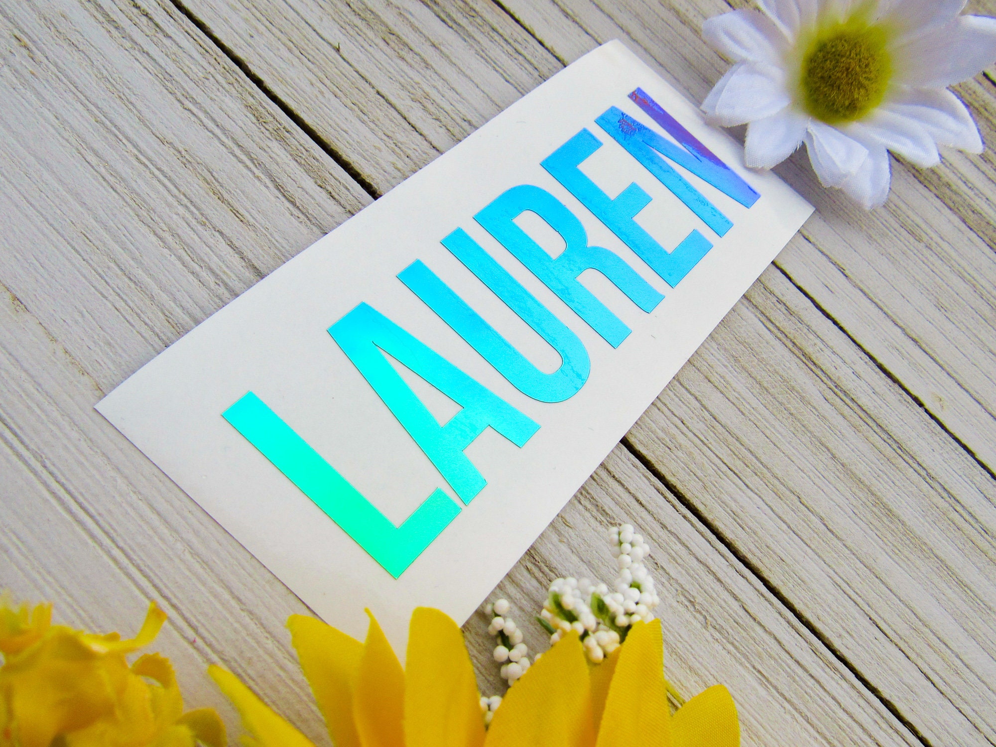 Name Vinyl Decal Name Decal First Name Decal Custom Name | Etsy