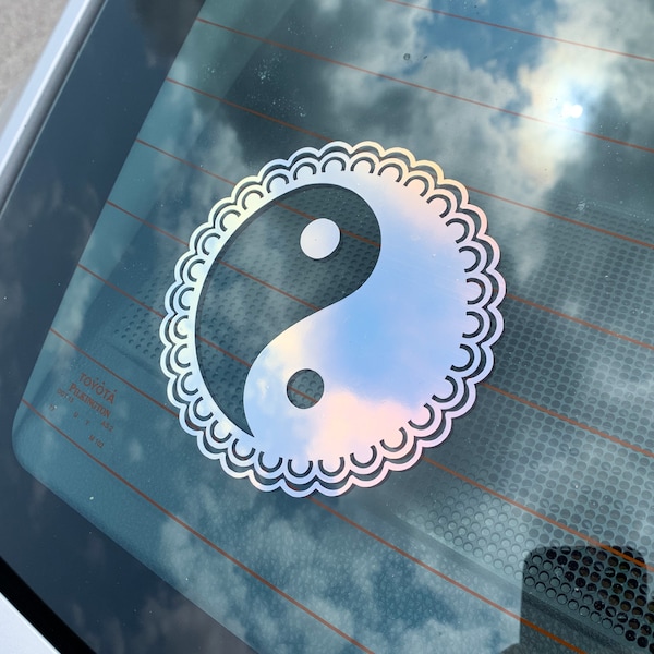 Yin Yang Decal - Etsy