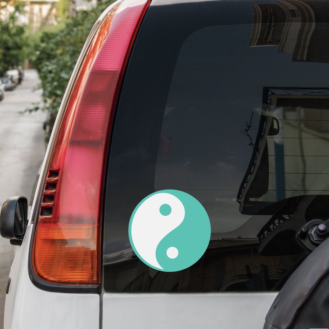 Yin Yang Decal | Yin Yang Car Decal | Yin Yang Sticker | Yin Decal ...